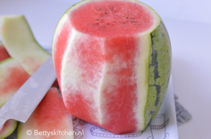 Smoked Watermelon Ham recept ( gerookte watermeloen ) | Betty's Kitchen