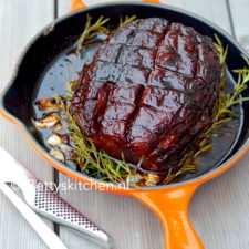 Smoked Watermelon Ham recept ( gerookte watermeloen ) | Betty's Kitchen