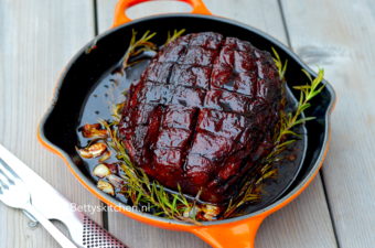 Smoked Watermelon Ham recept ( gerookte watermeloen ) | Betty's Kitchen