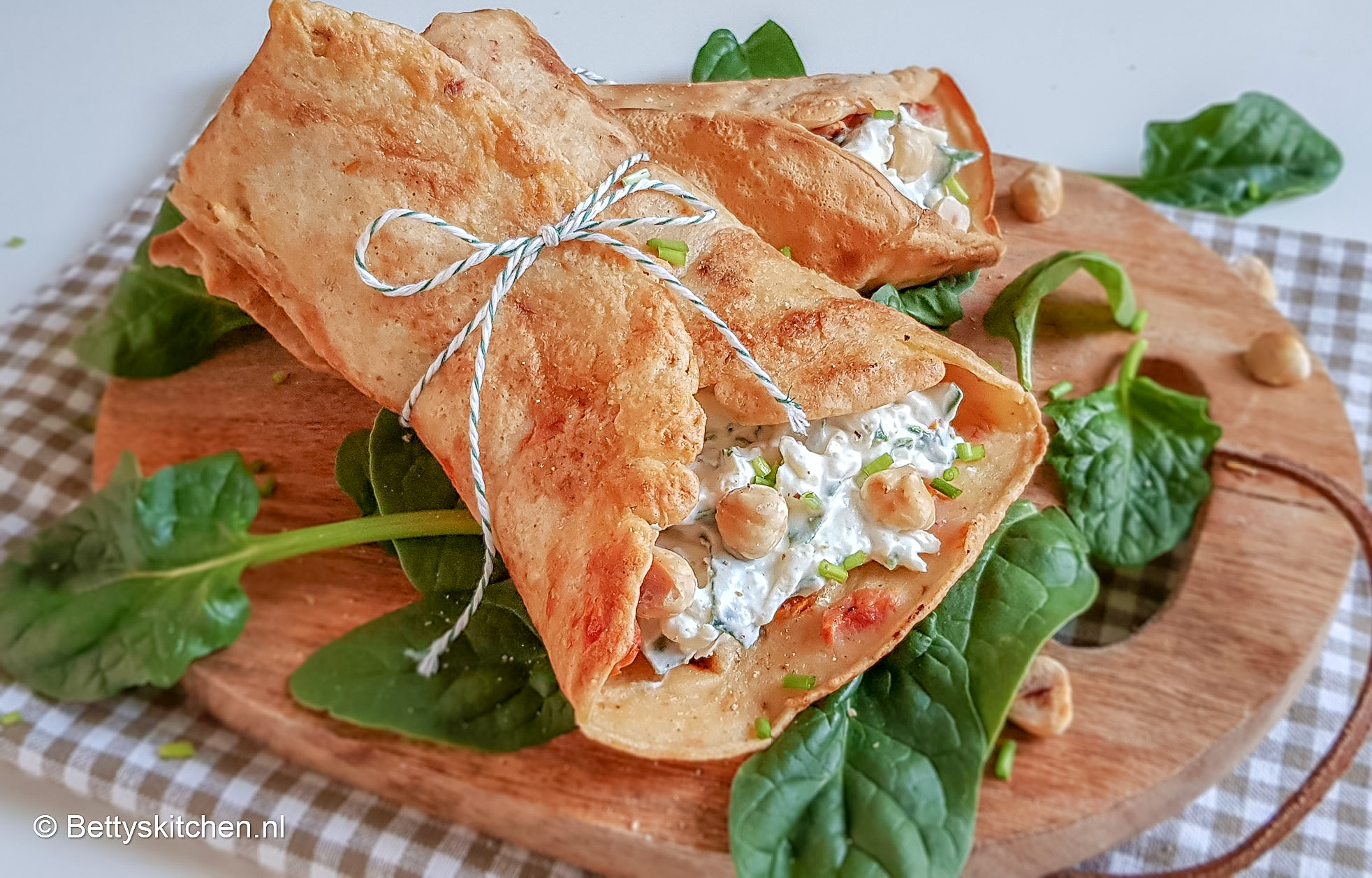 Gevulde hartige pannenkoeken (vegetarisch) | Recept | Betty's