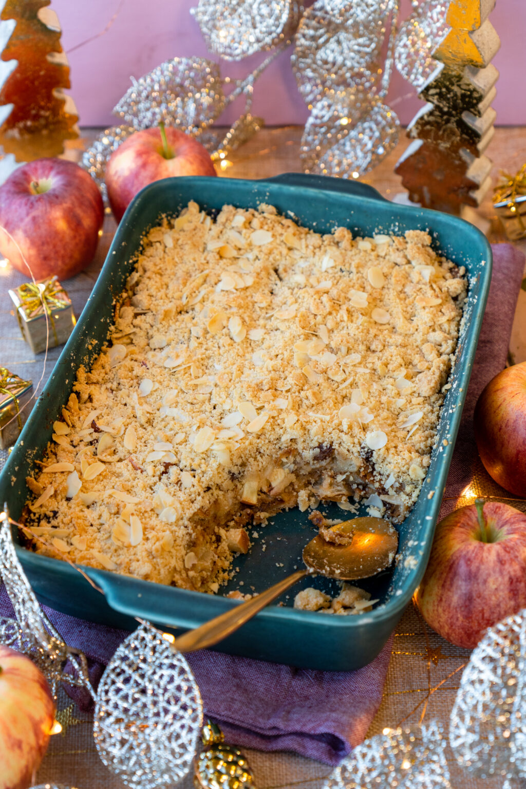 Crumble met croissants en appel (video) | Recept | Betty's Kitchen