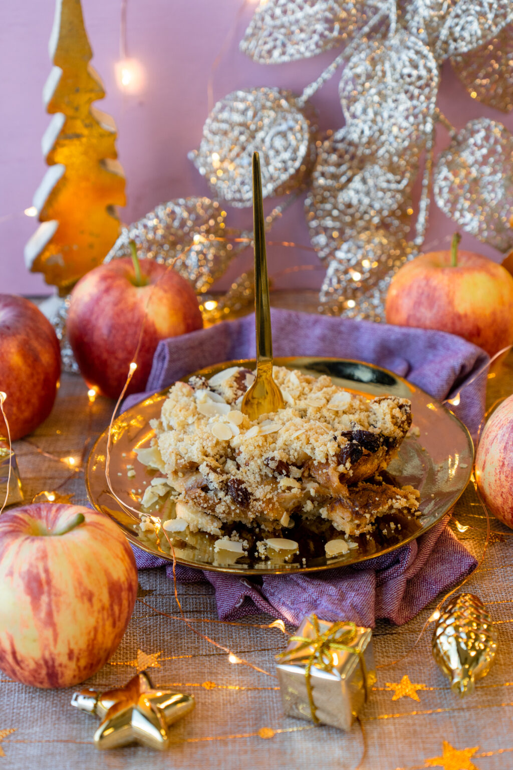Crumble met croissants en appel (video) | Recept | Betty's Kitchen