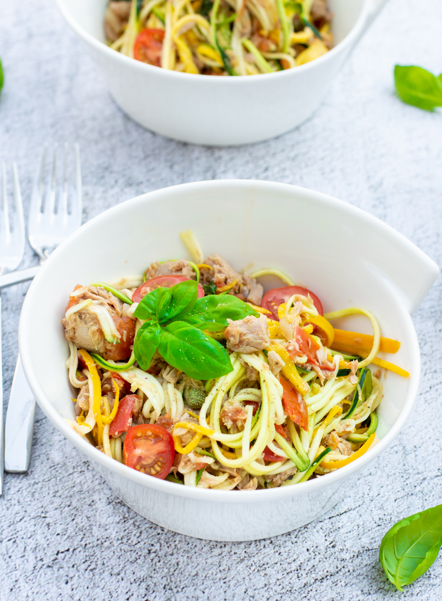 Courgetti met tonijn | Recept | Betty's Kitchen glutenvrije recepten