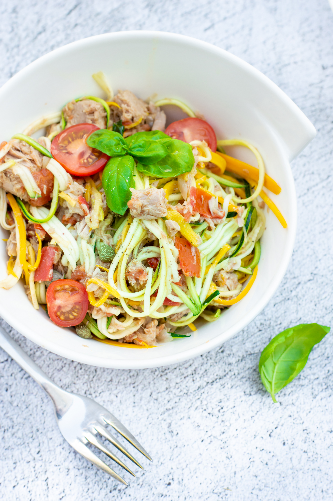 Courgetti met tonijn | Recept | Betty's Kitchen glutenvrije recepten