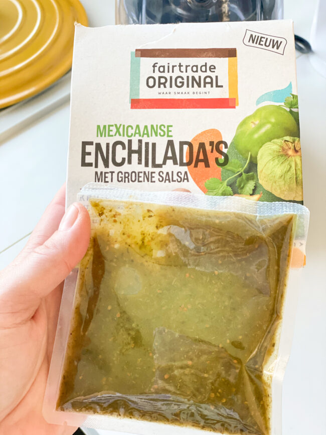 Enchiladas met groene salsa en jackfruit | Recept | Betty's Kitchen