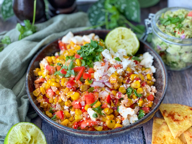 Mais salade met feta en limoen | Recept | Betty's Kitchen