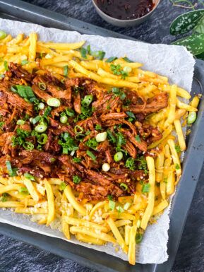 Loaded Pulled Pork Fries | Recept | Betty's Kitchen