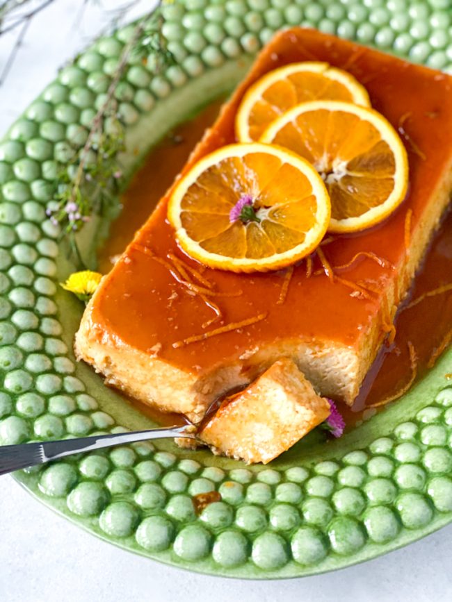 Mexicaanse Flan met sinaasappel (custard & karamel) | Recept