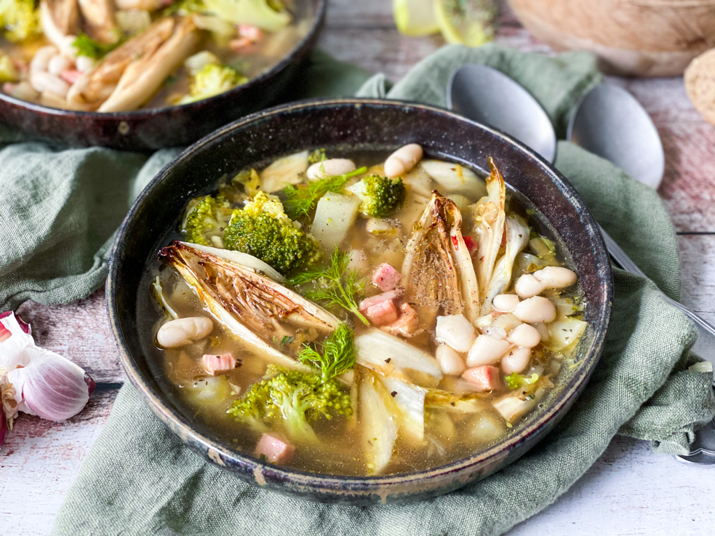 Venkelsoep met spek en bonen • Betty's Kitchen