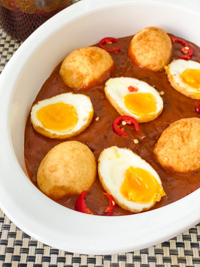 Sambal goreng telor (eieren in pittige saus) • Betty's Kitchen