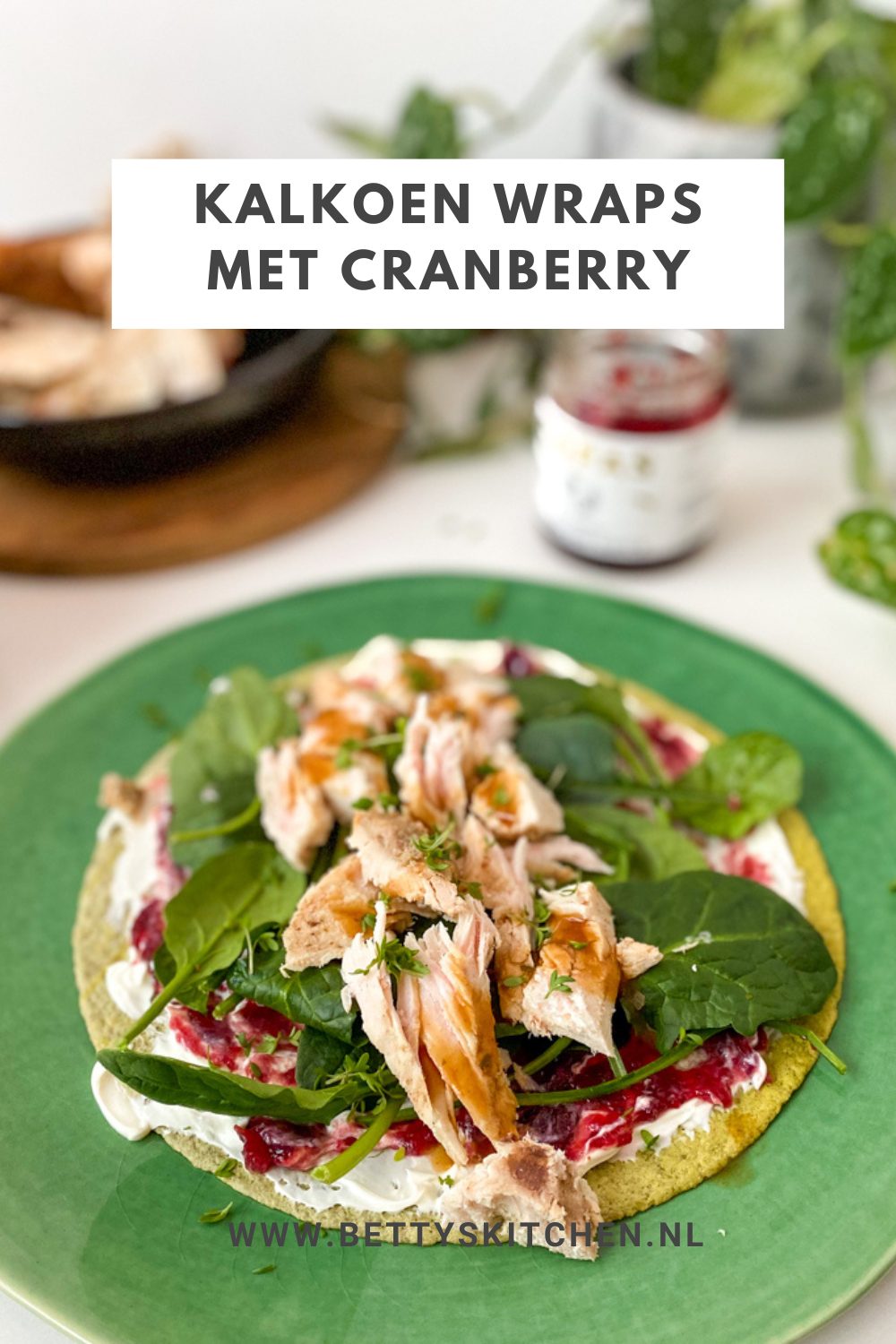 Kalkoen wraps met cranberry • Betty's Kitchen