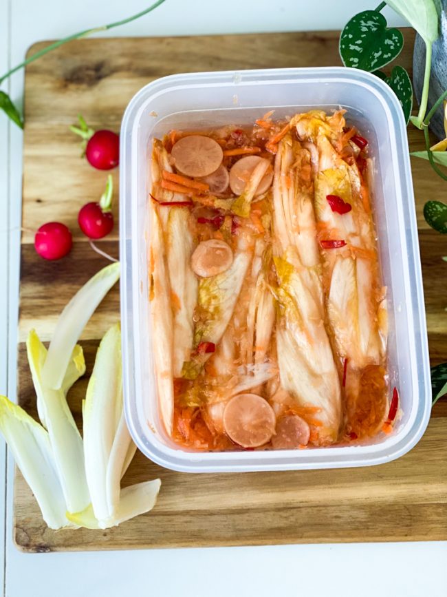 Zelf Polderkimchi met witlof maken | Recept | Betty's Kitchen