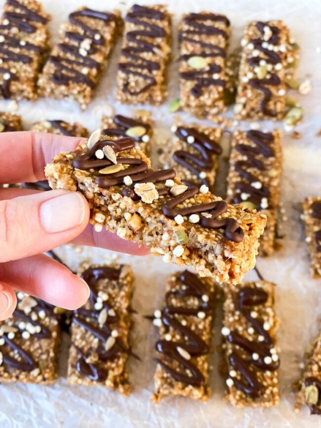 Muesli Repen met havermout, quinoa en chocolade | Recept | Betty