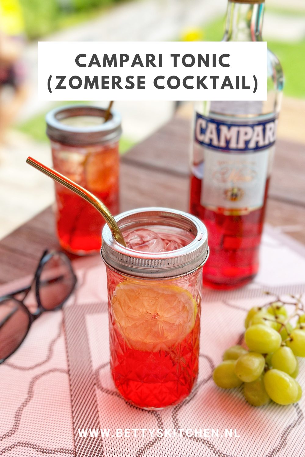 Campari Tonic | cocktail recept | Betty's Kitchen
