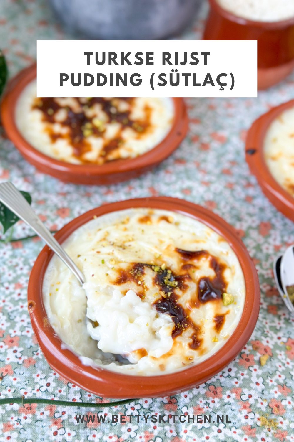 Turkse gebakken rijstpudding (Sütlaç) | Recept | Betty's Kitchen