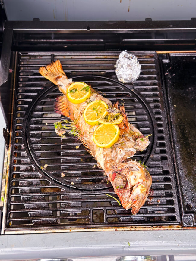 Hele Roodbaars op de grill • Betty's Kitchen