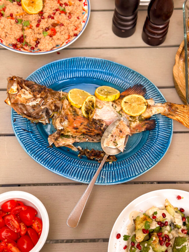 Hele Roodbaars op de grill • Betty's Kitchen