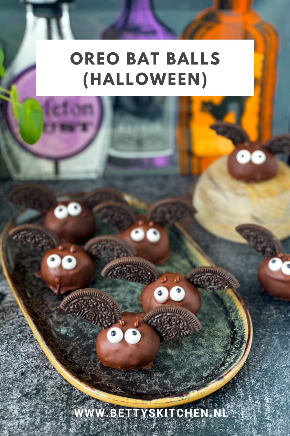 Oreo Bat Balls voor Halloween | Recept | Betty's Kitchen