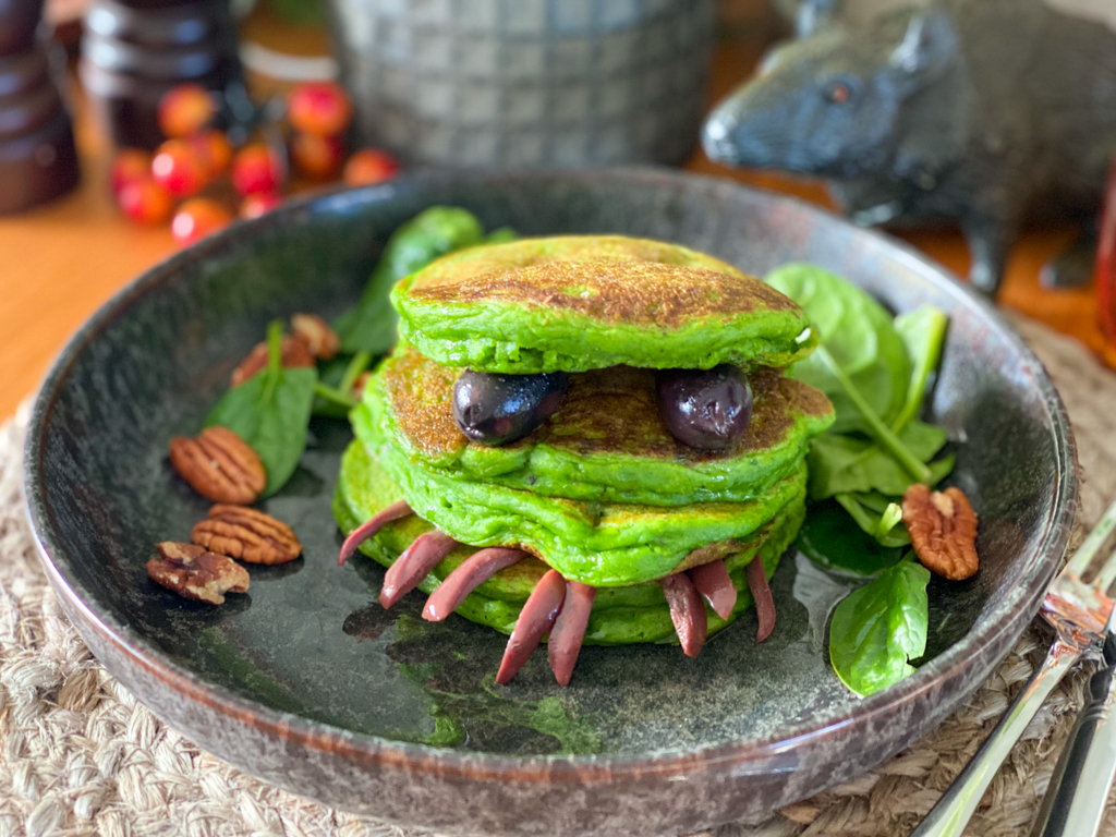 Monster Pancakes met spinazie maken | Recept | Betty's Kitchen