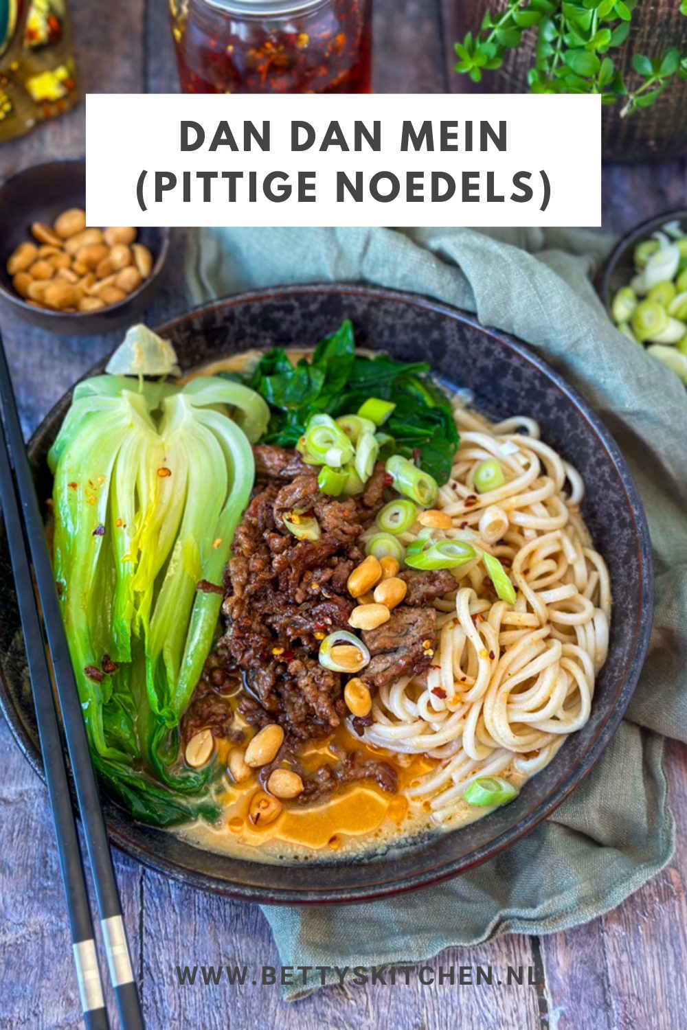 DanDanMein (pittige noedels) • Betty's Kitchen