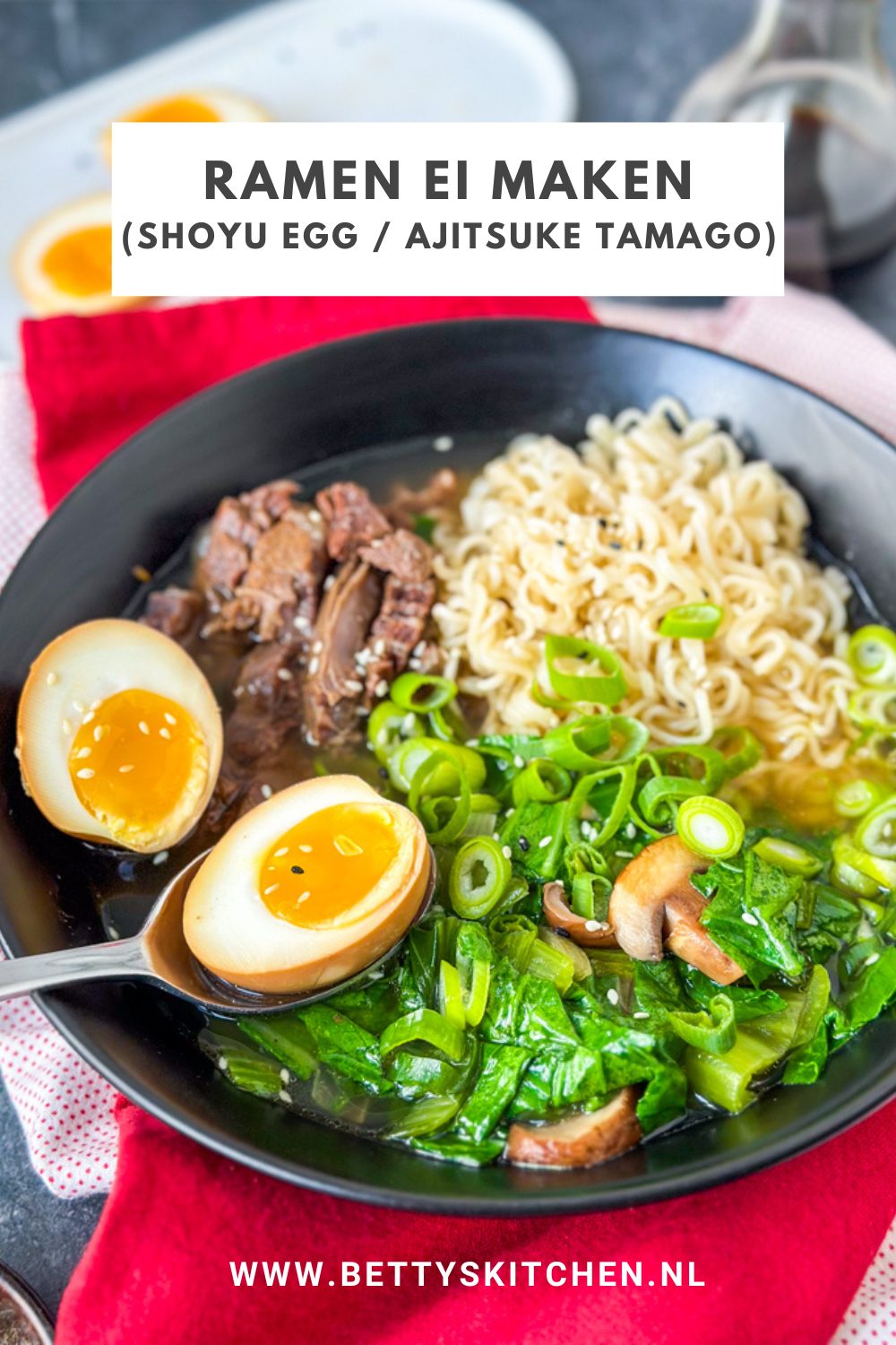 Ramen eieren (gemarineerd in sojasaus) • Betty's Kitchen