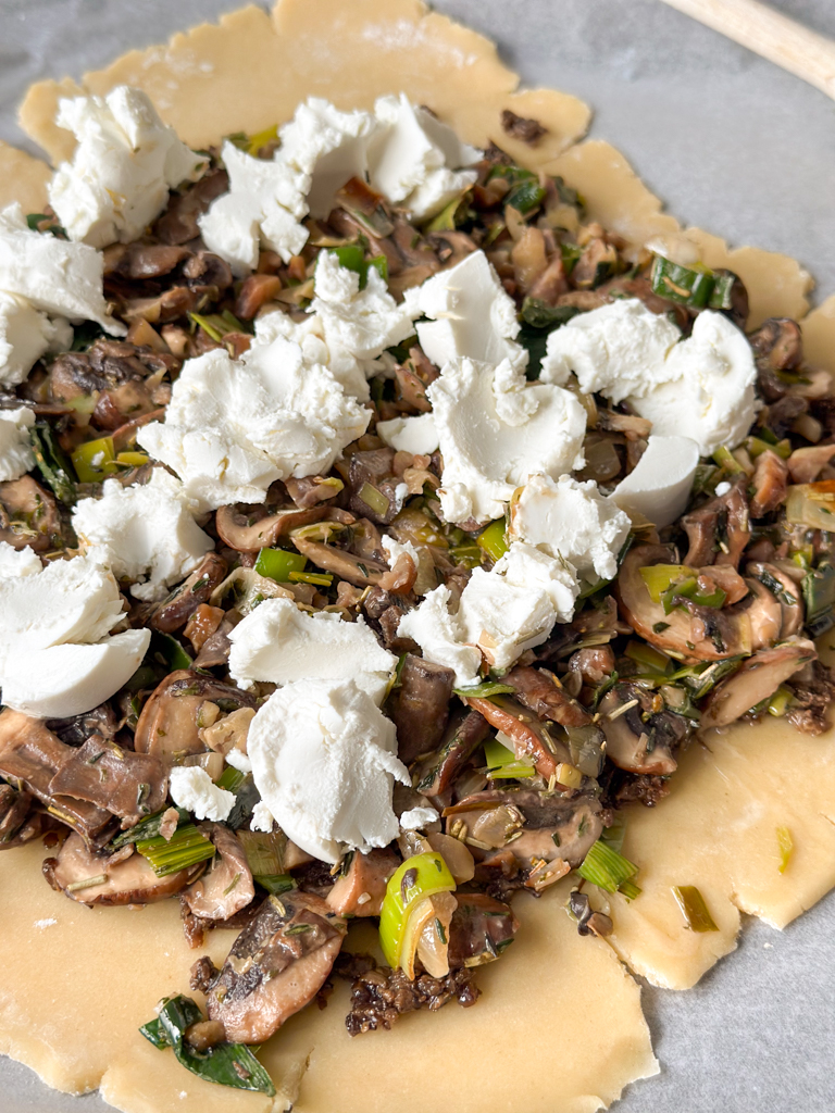 Galette met champigons en kastanjes • Betty's Kitchen