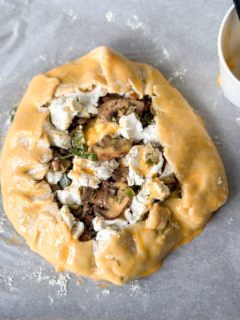 Galette met champigons en kastanjes • Betty's Kitchen