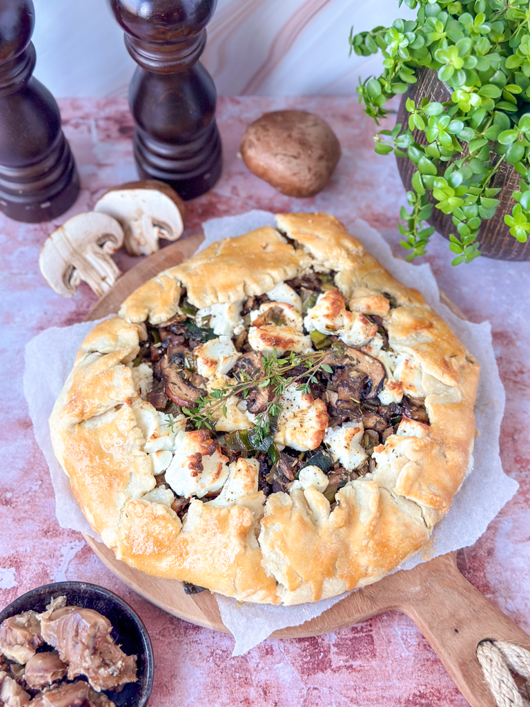 Galette met champigons en kastanjes • Betty's Kitchen